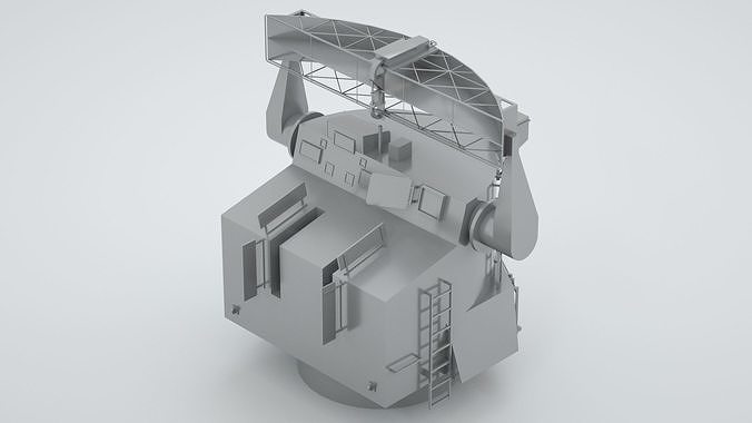 Type 274 Naval Main Battery Fire Control Radar 3D model | CGTrader