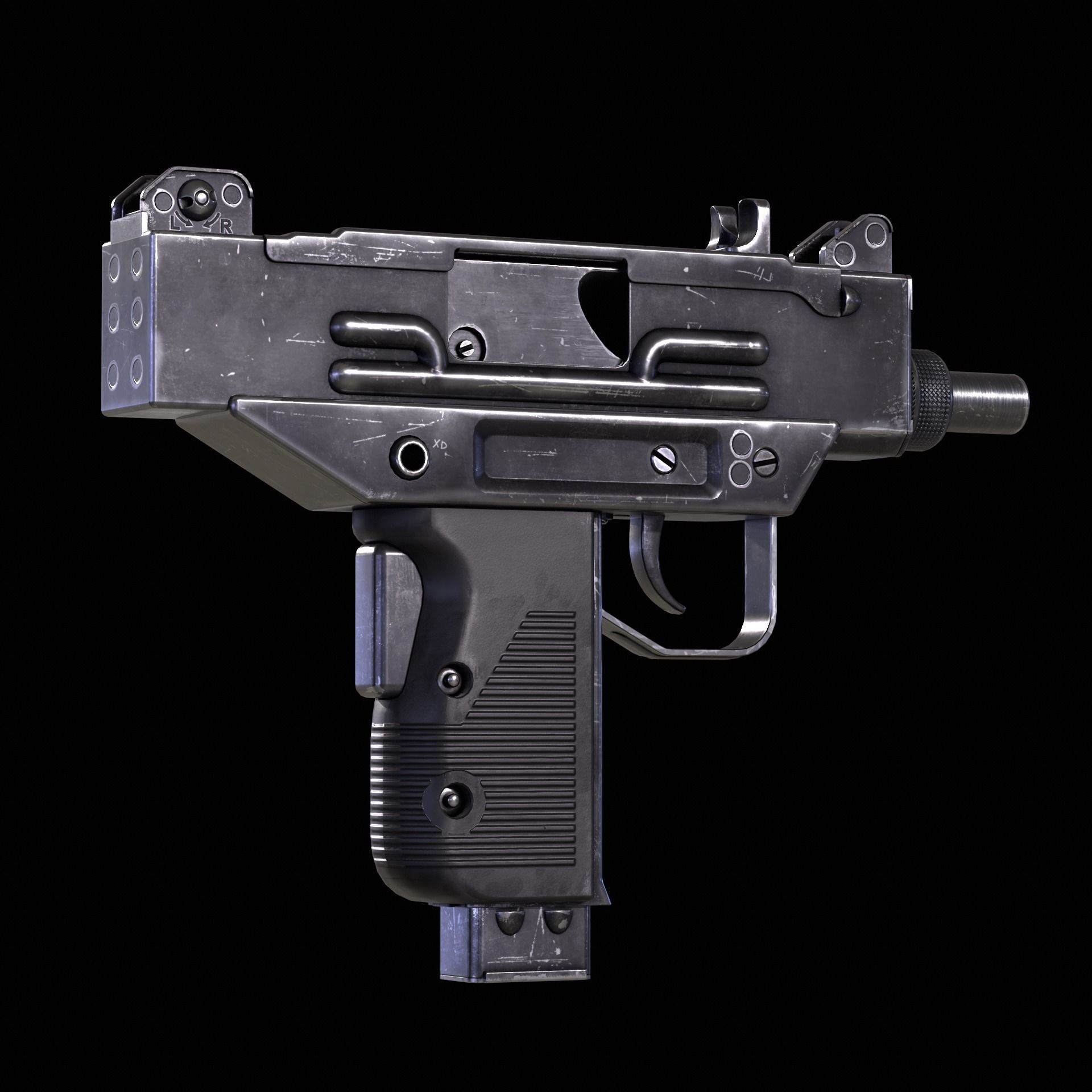 3D model Micro Uzi VR / AR / low-poly | CGTrader