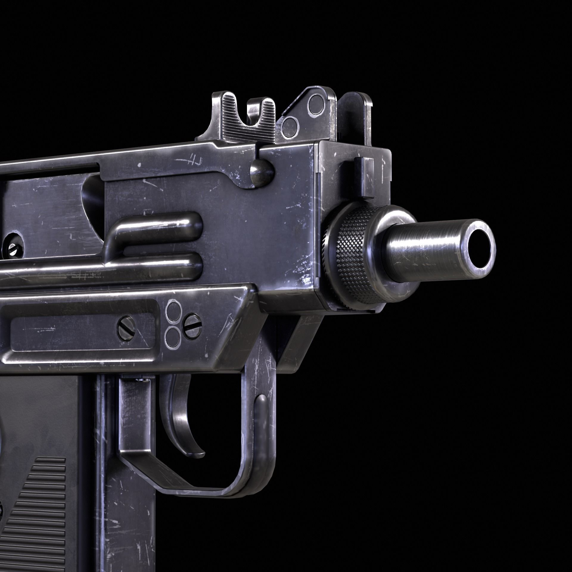 3D model Micro Uzi VR / AR / low-poly | CGTrader