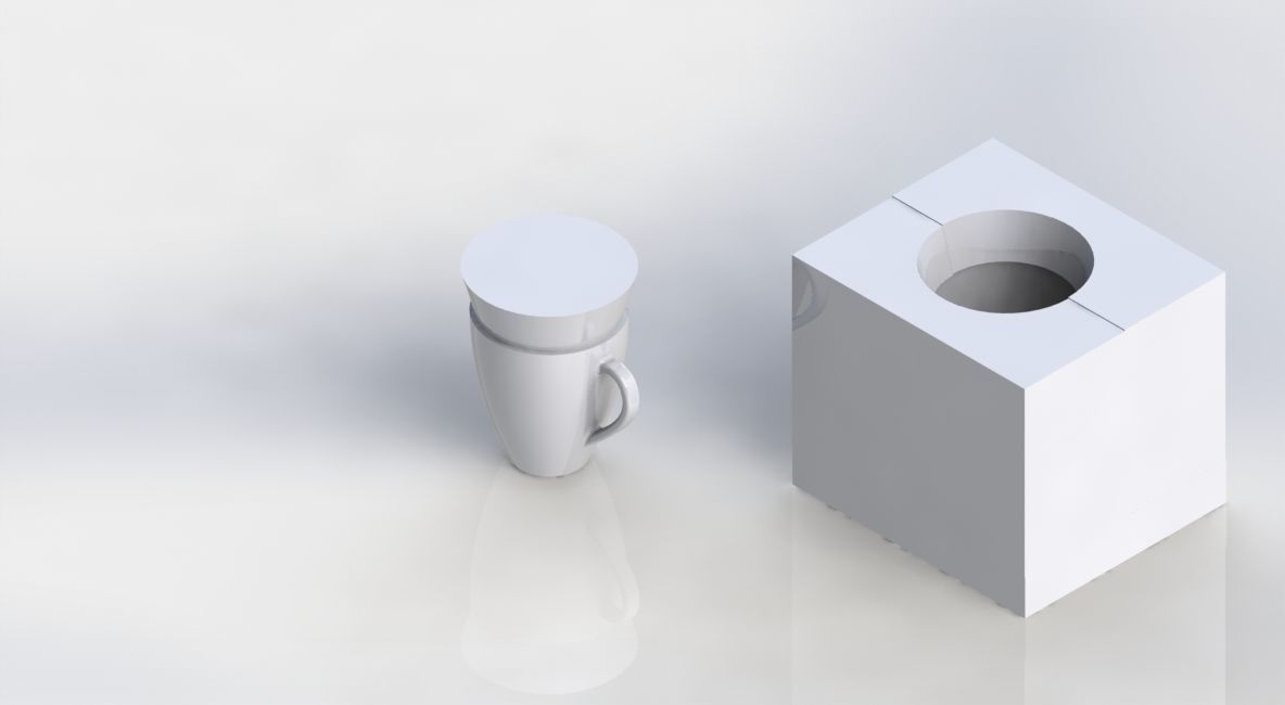 Ceramic mug mould 3D model 3D printable | CGTrader