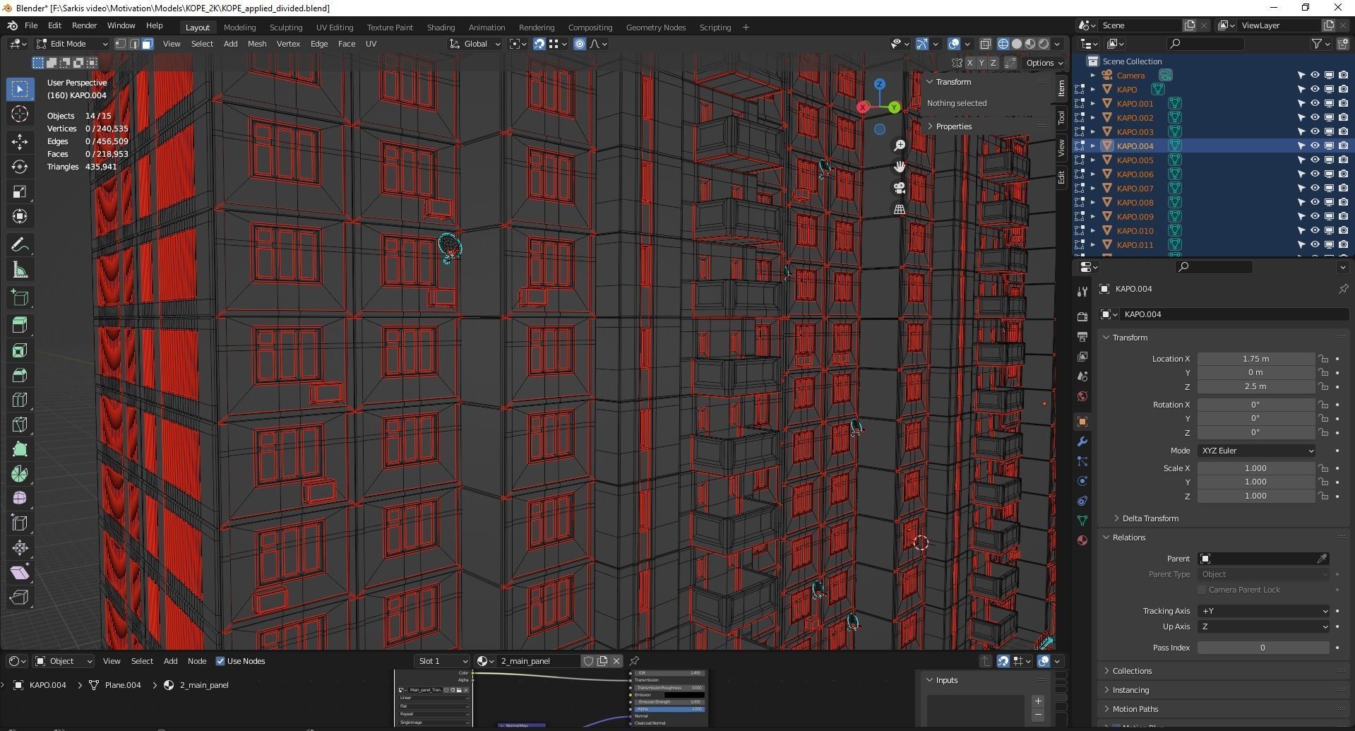 Plattenbau Panel appartment building 3D model | CGTrader