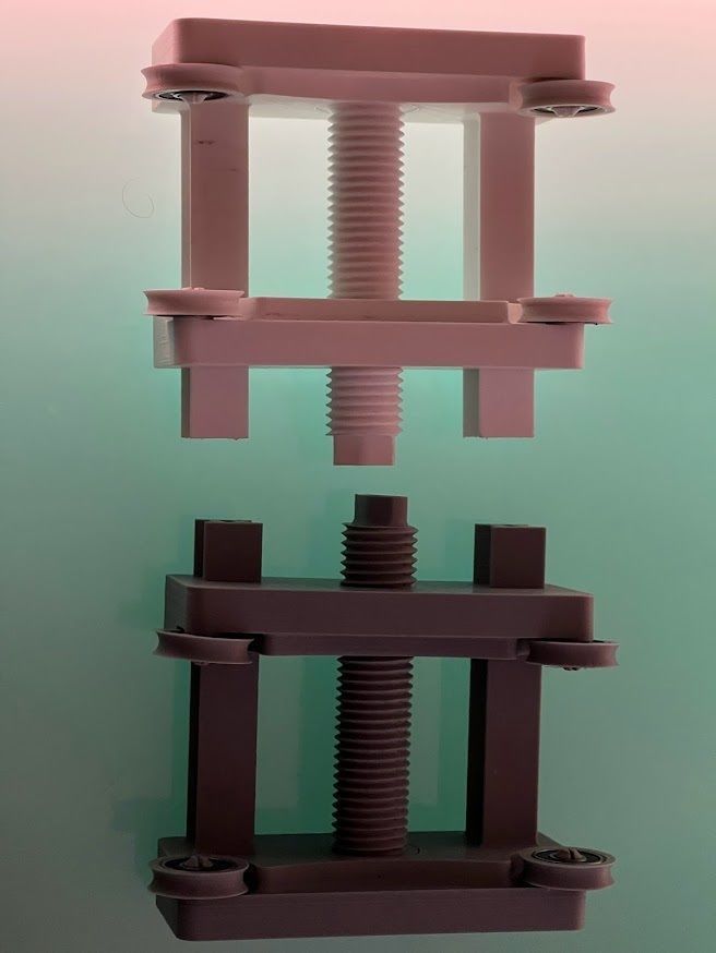 Adjustable Filament Spool Roller free 3D model 3D printable | CGTrader