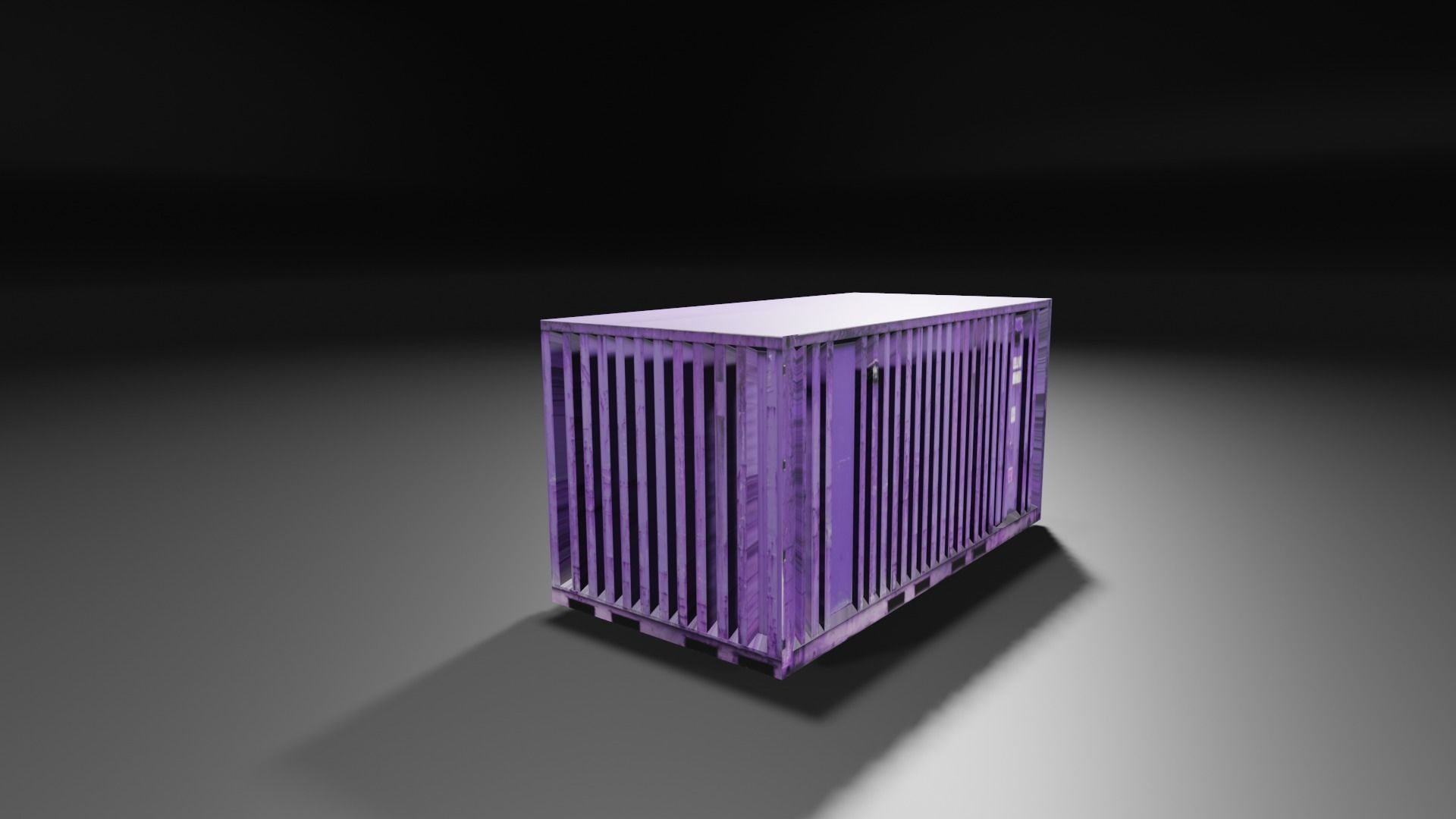 ten containers-ten colors 3D model | CGTrader