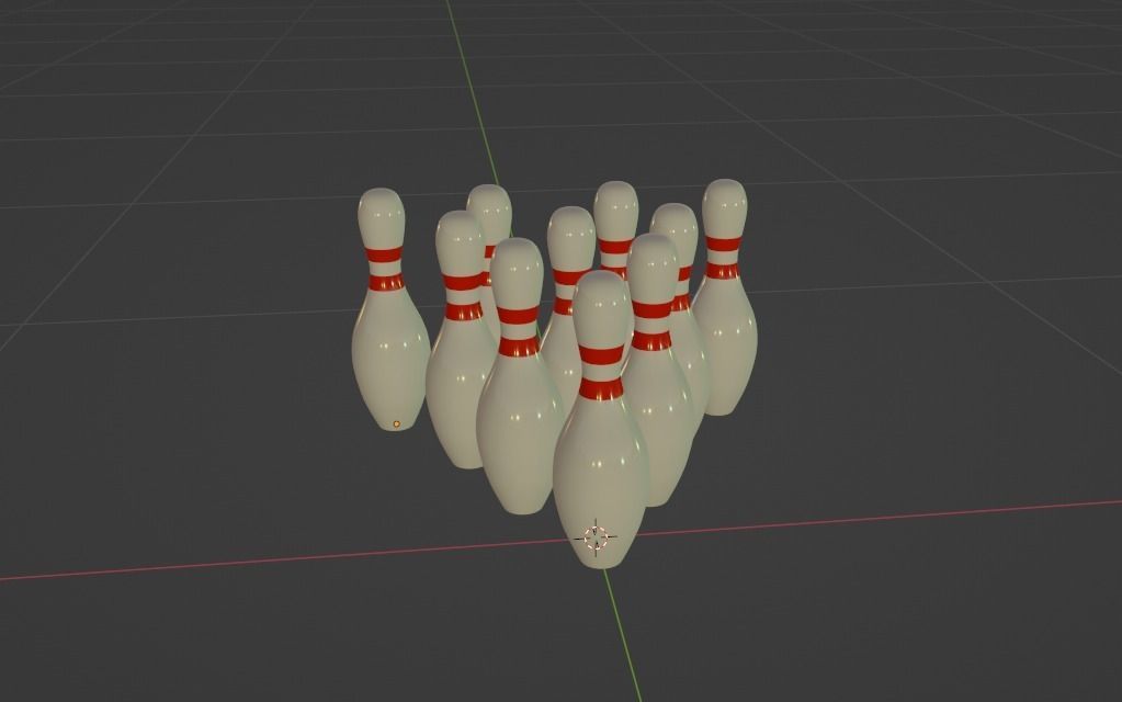 3D model Bowling Pin VR / AR / low-poly | CGTrader