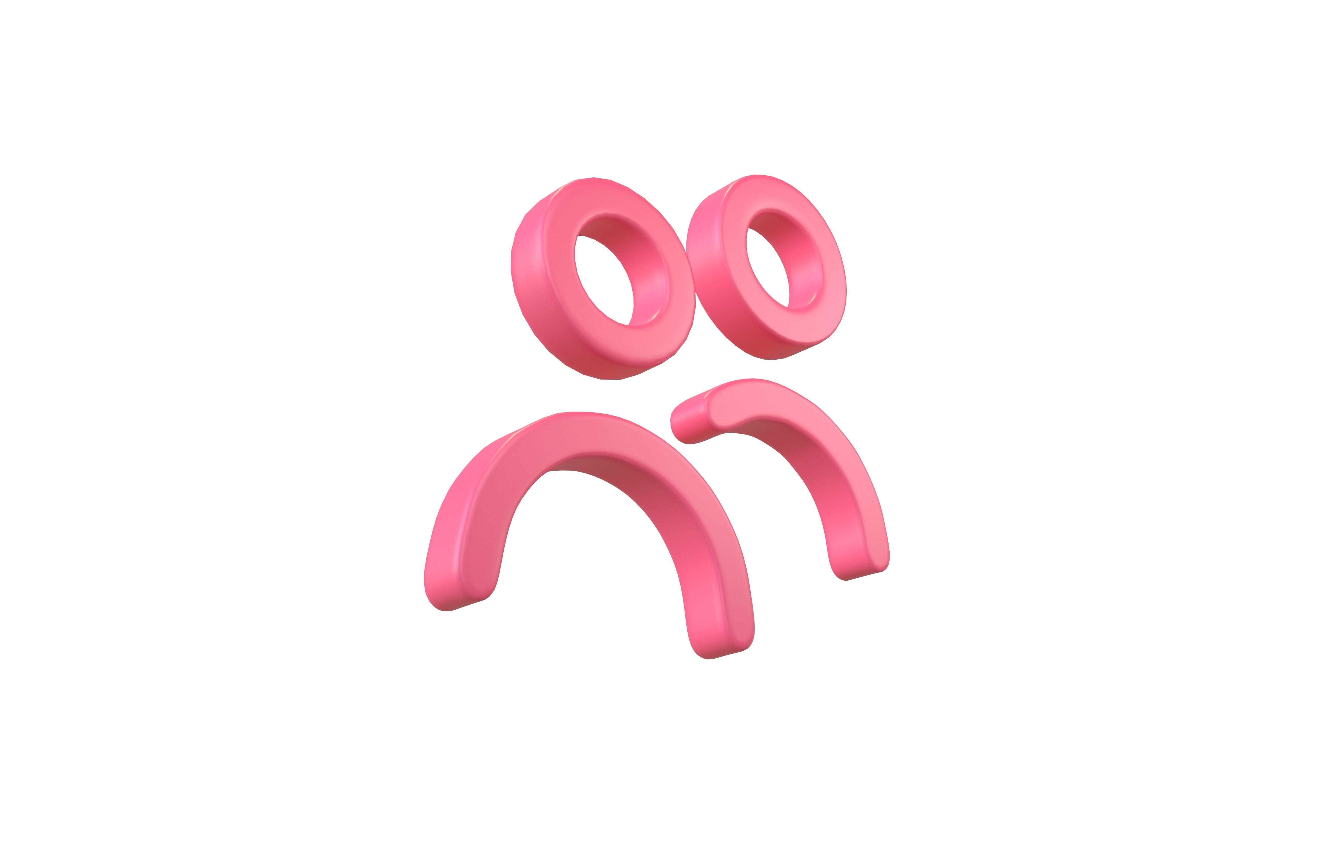 3D model Users Symbol V1 004 VR / AR / low-poly | CGTrader