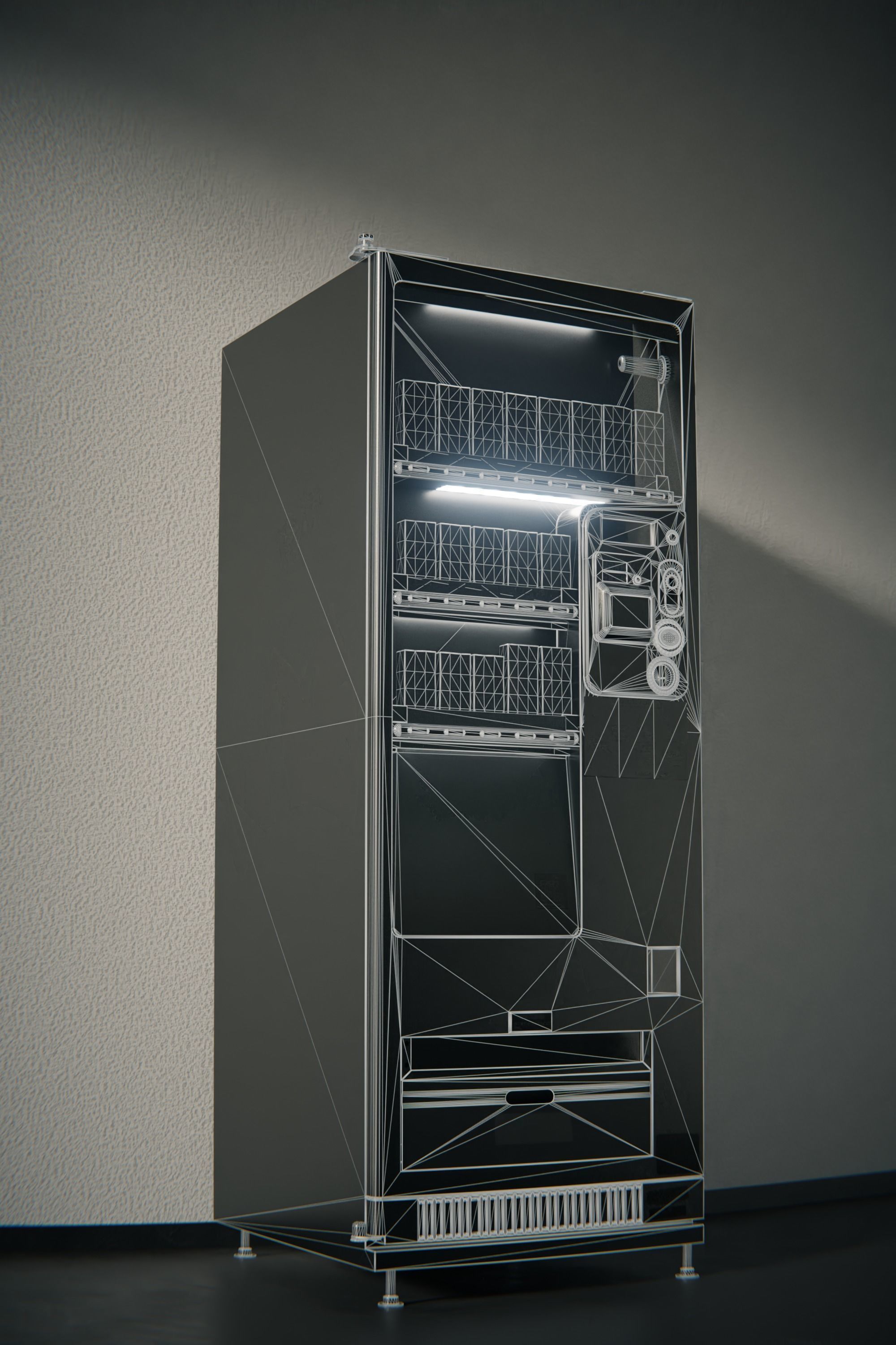 Hong Kong Vita vending machine 3D model | CGTrader