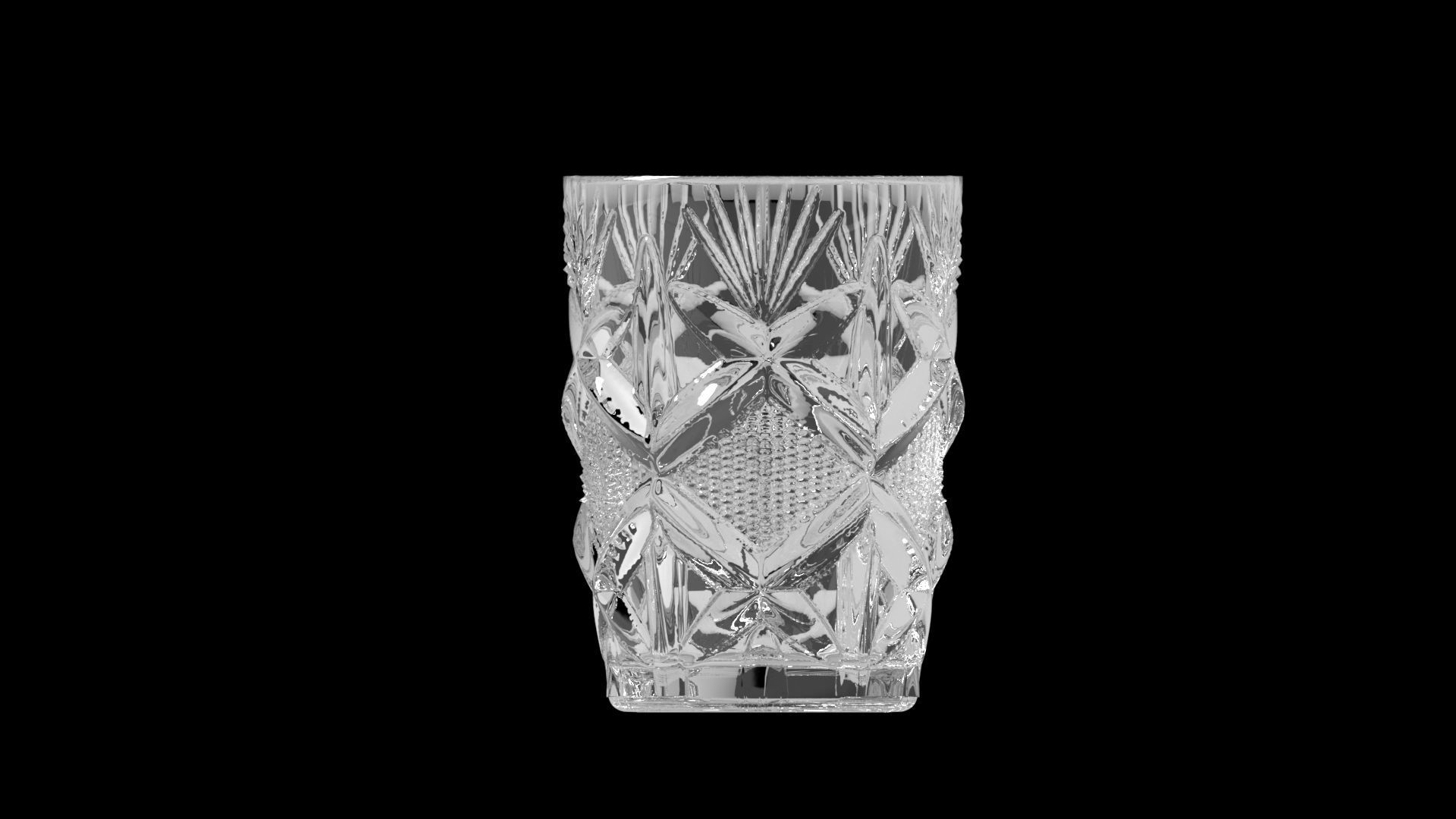 Crystal Glass 3D model | CGTrader