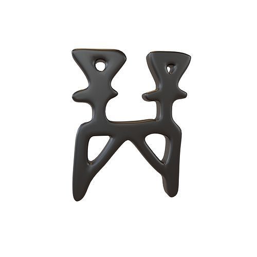 3D model Oracle Bone Script Shang V1001 VR / AR / low-poly | CGTrader