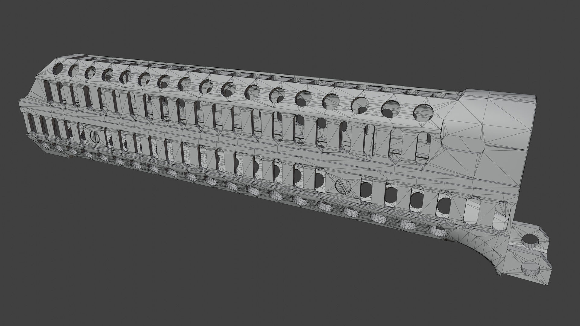 3D model Zenitco Sport 12 Handguard VR / AR / low-poly | CGTrader