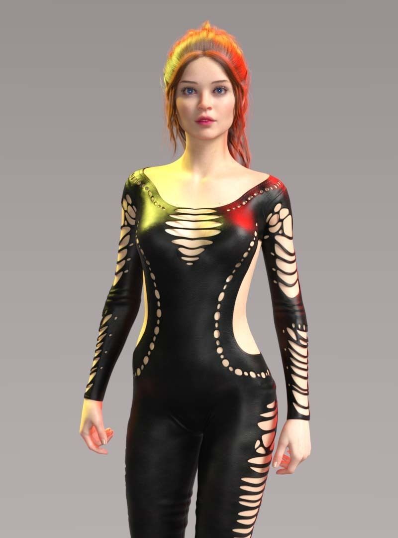 Zoey For G8F 3D model rigged | CGTrader