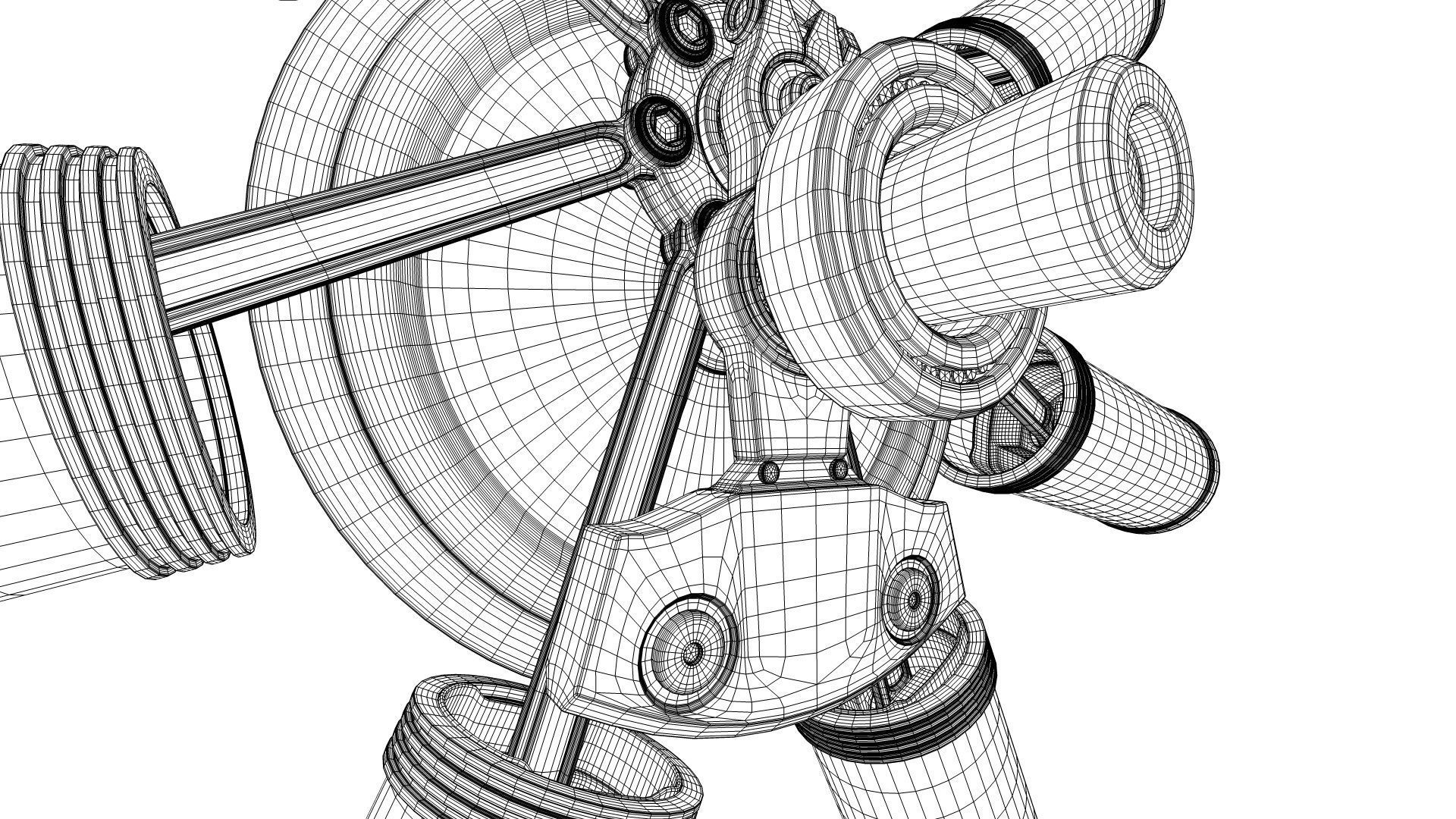 AirCraft Engine 3D model animated rigged | CGTrader