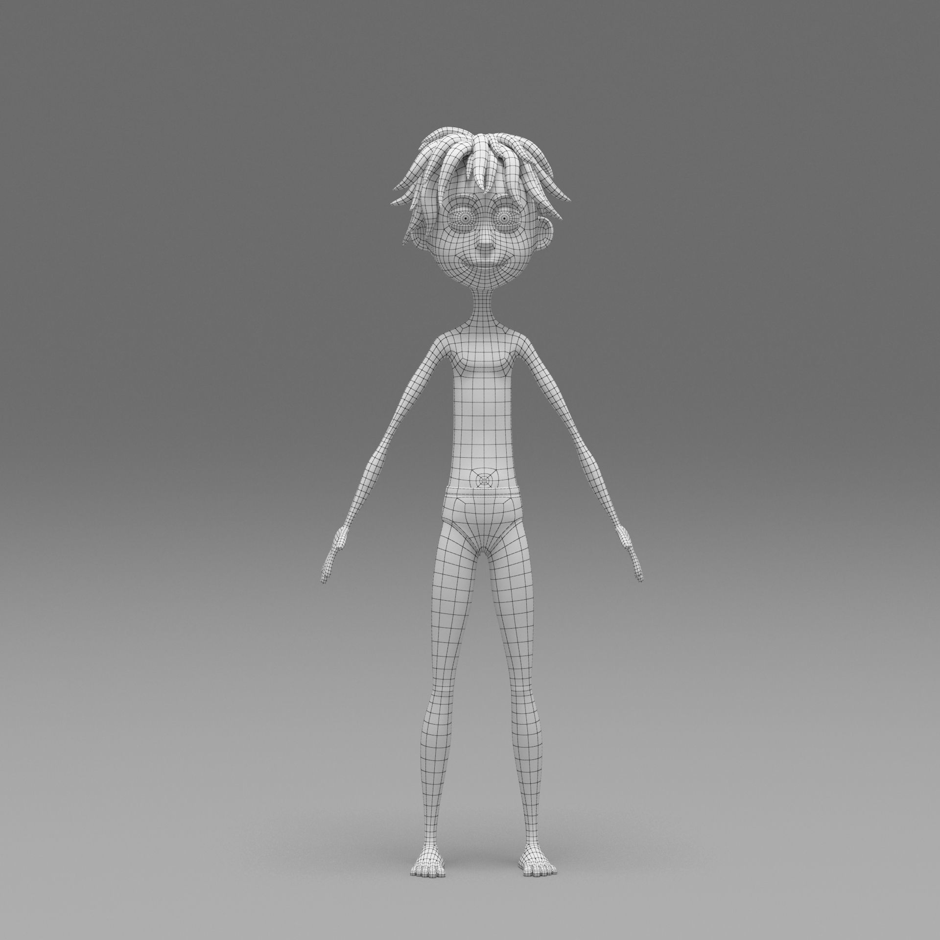 Character boy cartoon 3D model | CGTrader