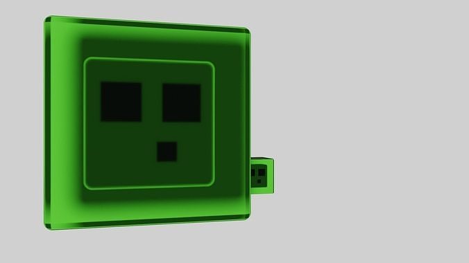 Minecraft Slime Jumping Animation free VR / AR / low-poly 3D model ...