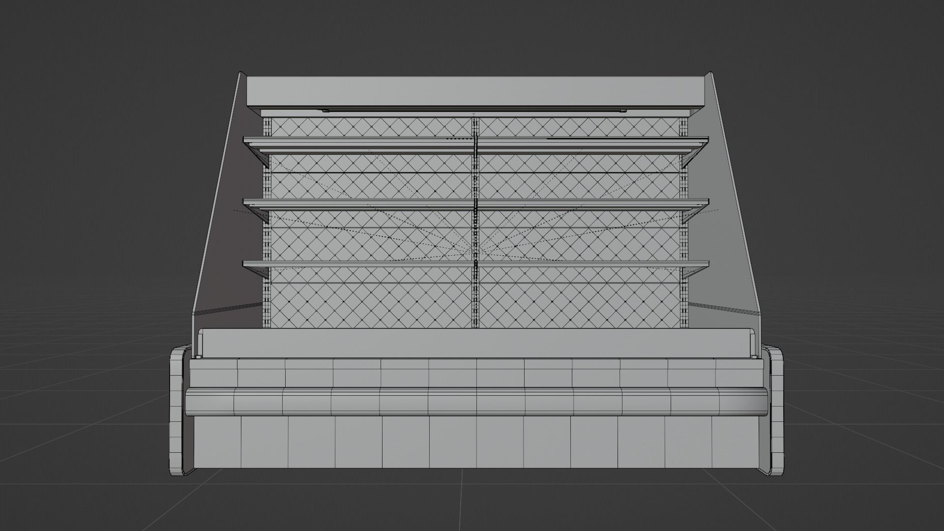 Store fridge free 3D model | CGTrader