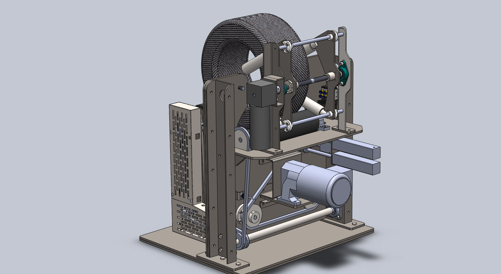 Tire wrapping machine 3D model | CGTrader