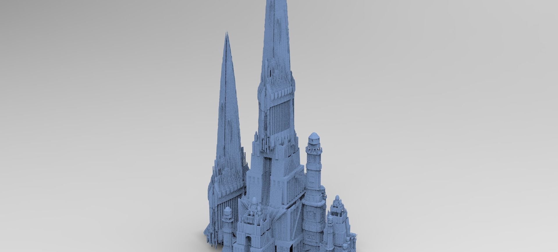 Wizards Master Fortress Towers 3D model | CGTrader