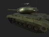 Tank M26 Pershing PBR Military World War Army vehicle weapon 3D model ...