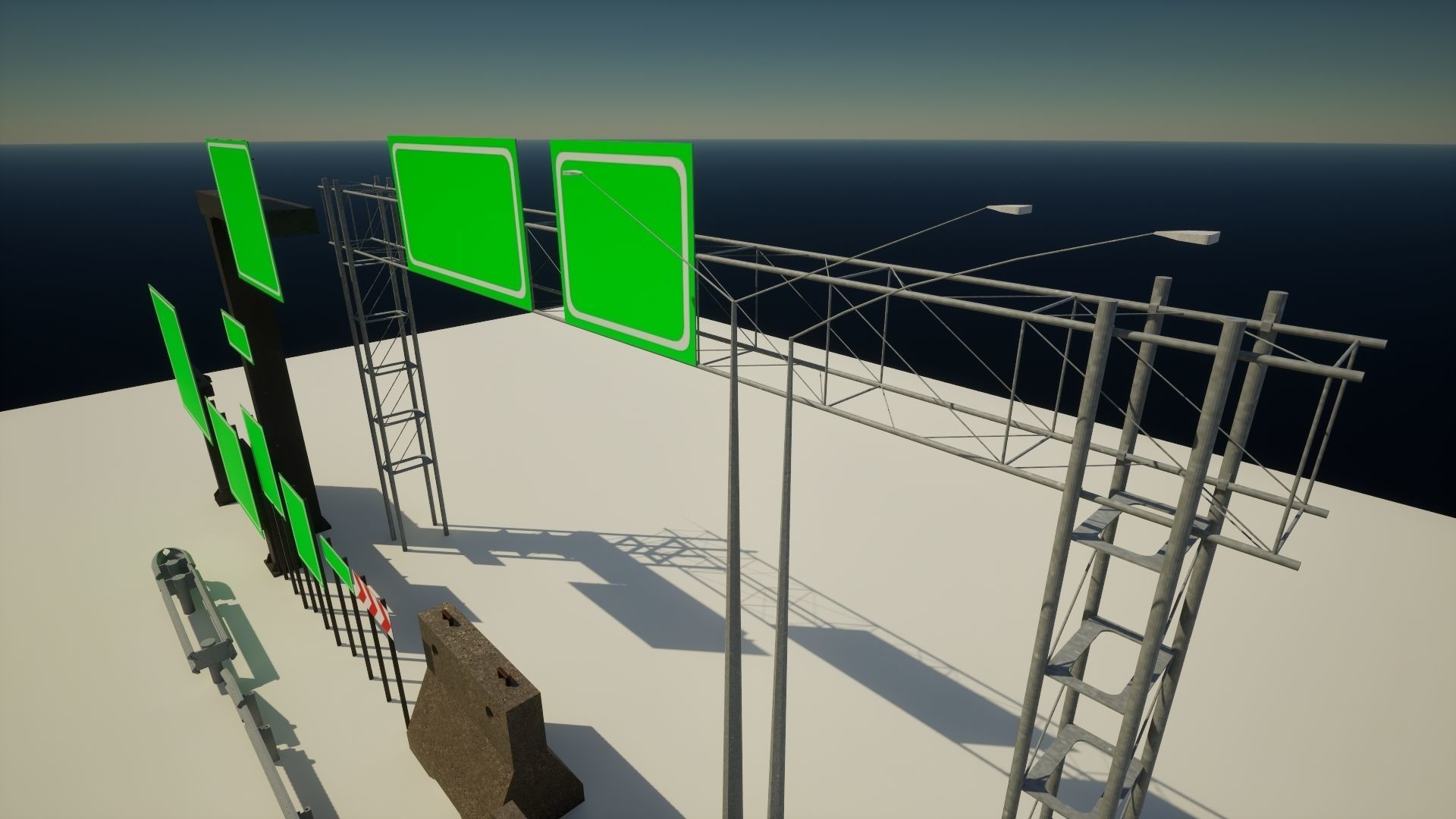Highway - Traffic Package 3D model | CGTrader