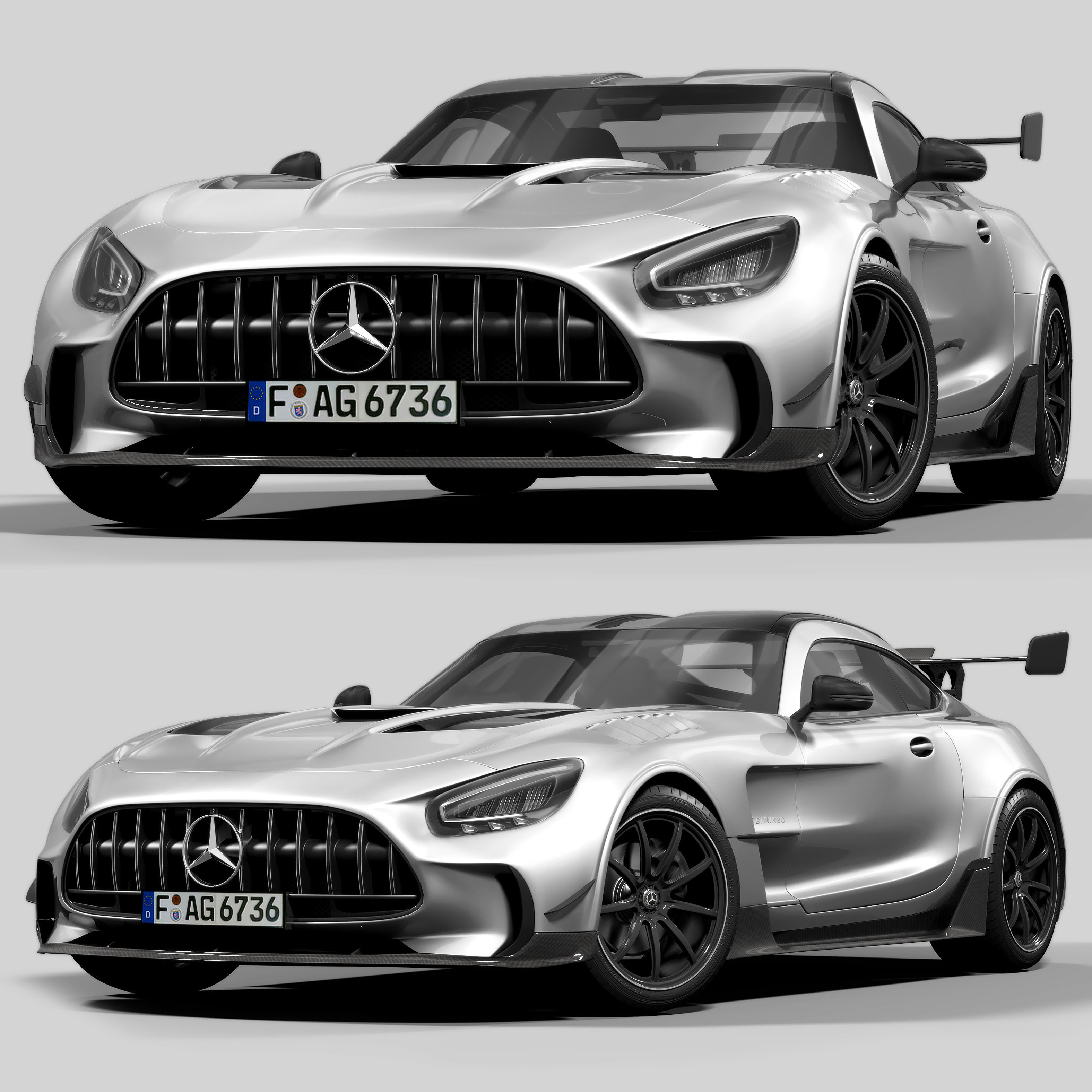Mercedes Benz AMG GT 3D model | CGTrader
