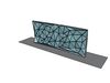 Triangulated Wall random points v3 3D model | CGTrader