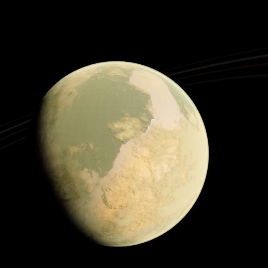 Methane Planet free 3D model | CGTrader