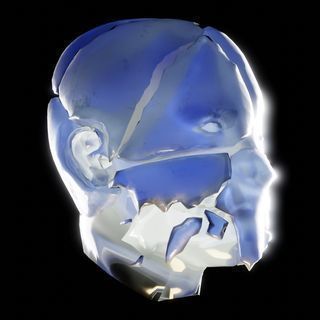Fragmented Ice on Human Face 3D model | CGTrader