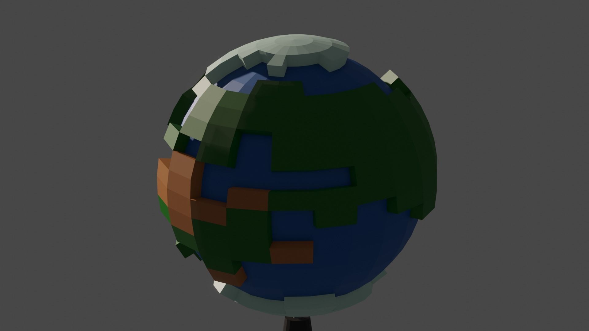 3D model Low-poly Earth Globe VR / AR / low-poly | CGTrader