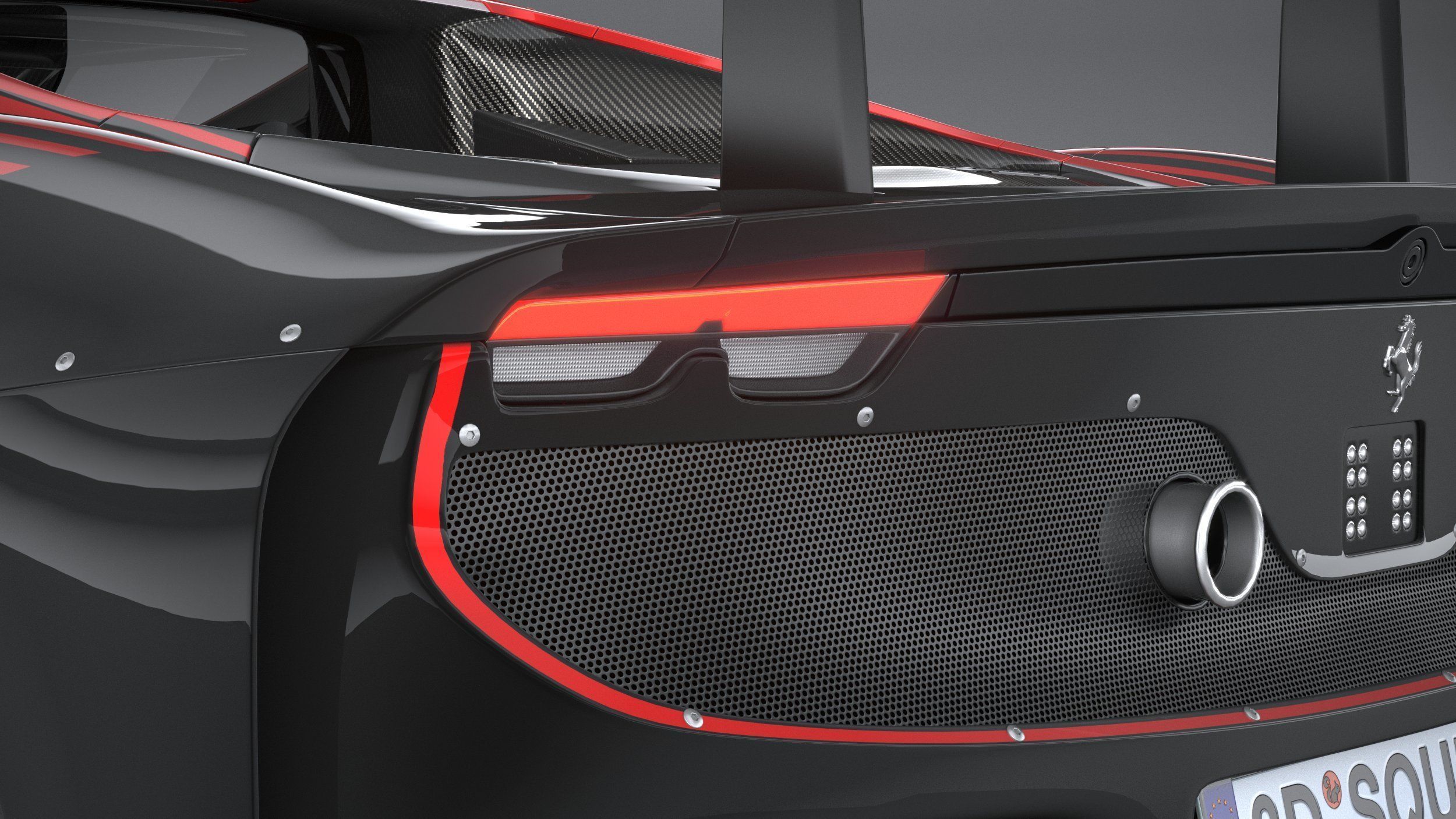 Ferrari 296 GT3 2023 3D model | CGTrader