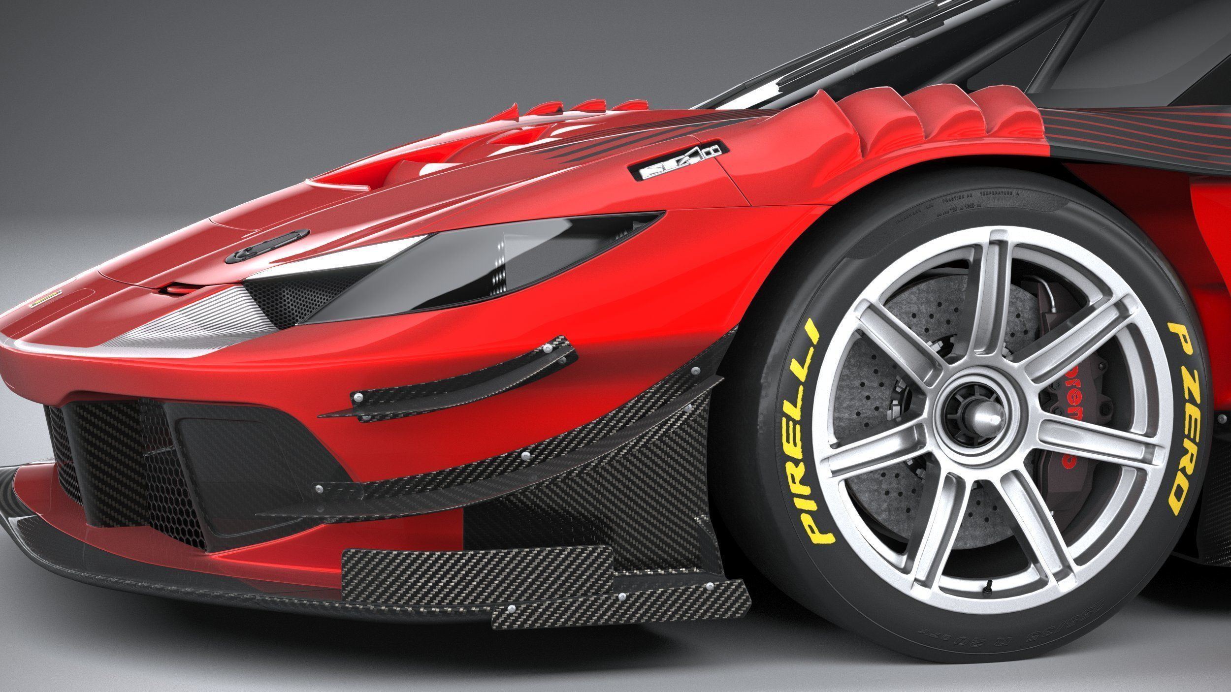 Ferrari 296 GT3 2023 3D model | CGTrader