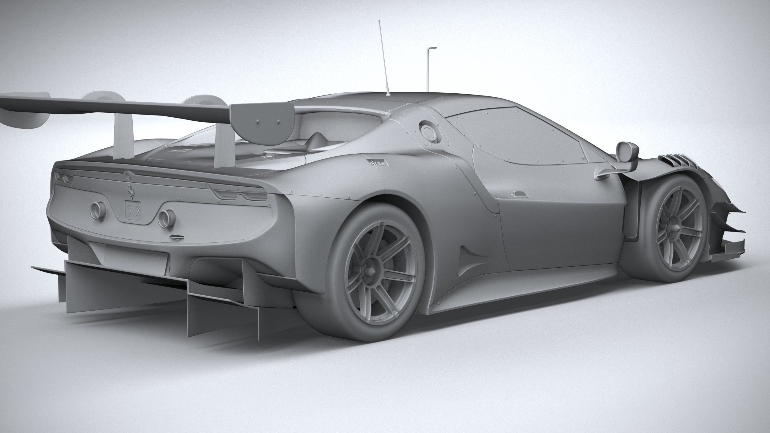 Ferrari 296 GT3 2023 3D model | CGTrader