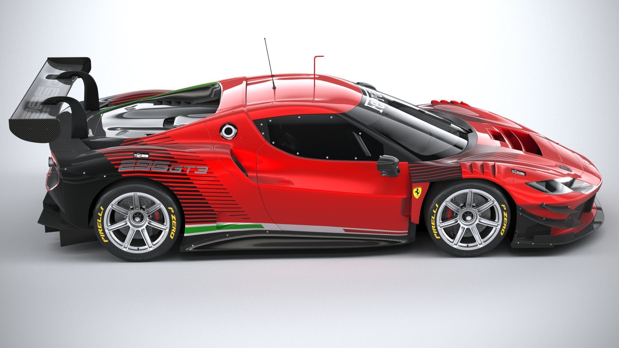 Ferrari 296 GT3 2023 3D model | CGTrader