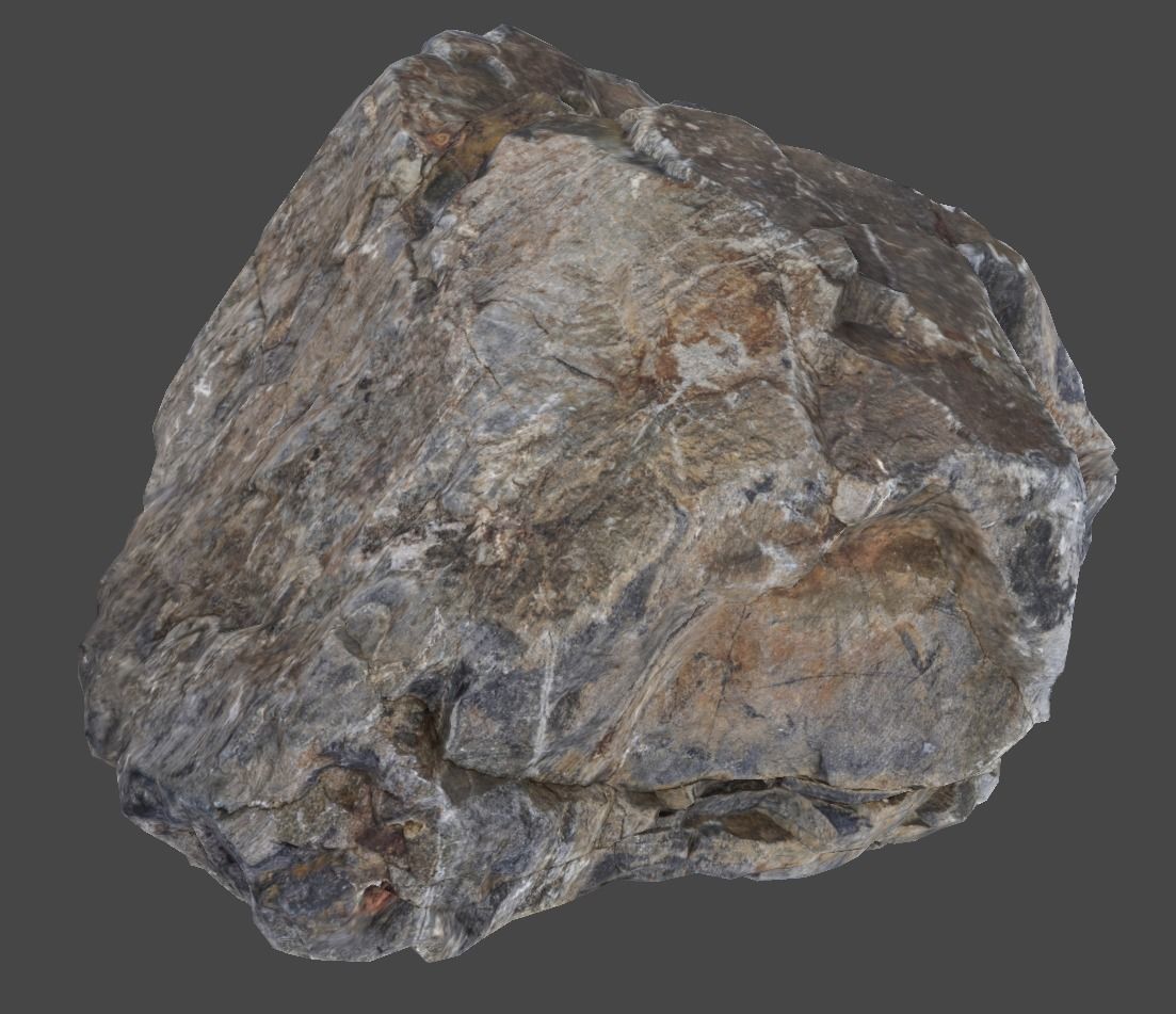 3D model Jagged Basalt- 8K Textures - 6 Mesh Resolutions VR / AR / low ...