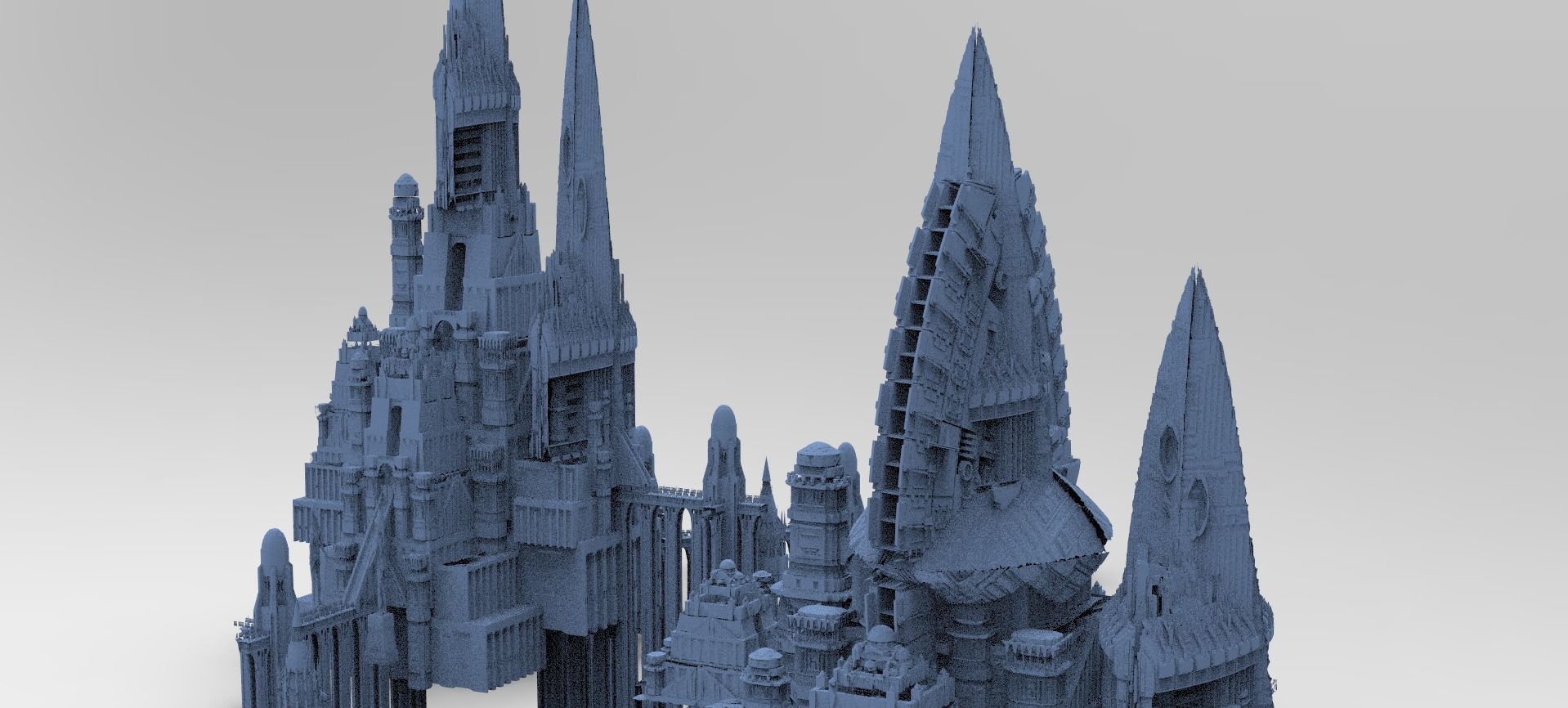 Wizards Keep Tall Towers 3D model | CGTrader