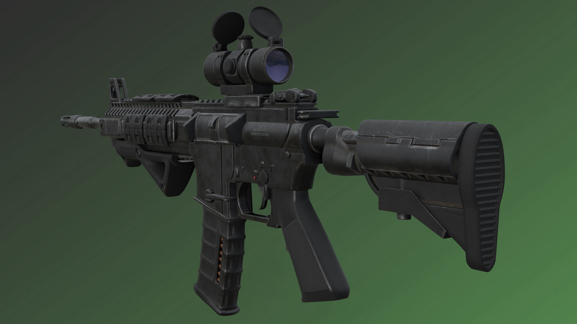 3D model Advanced Female Character 145 with Commando Suit - Rigged VR ...