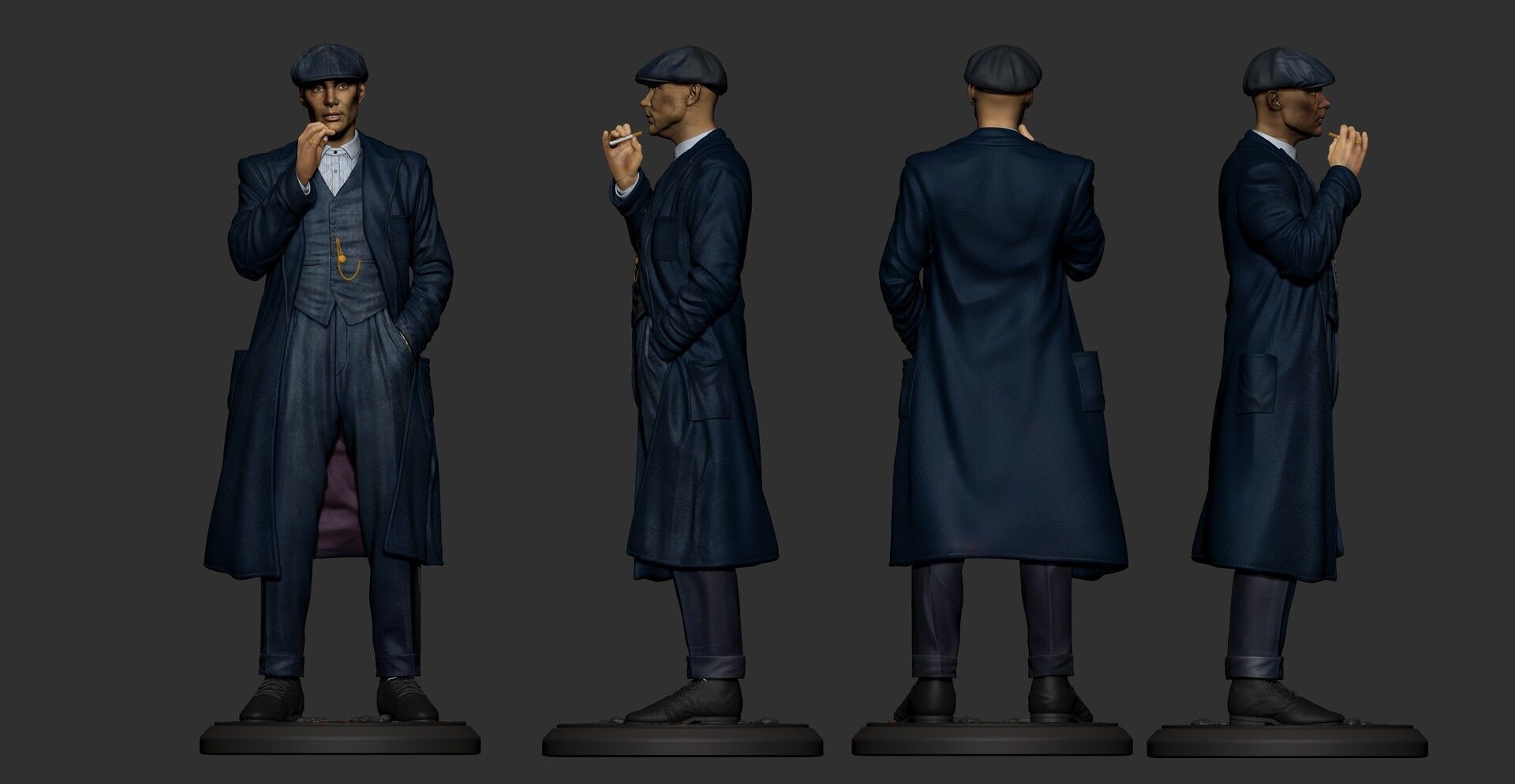 Thomas Shelby Peaky Blinders 3D model 3D printable | CGTrader
