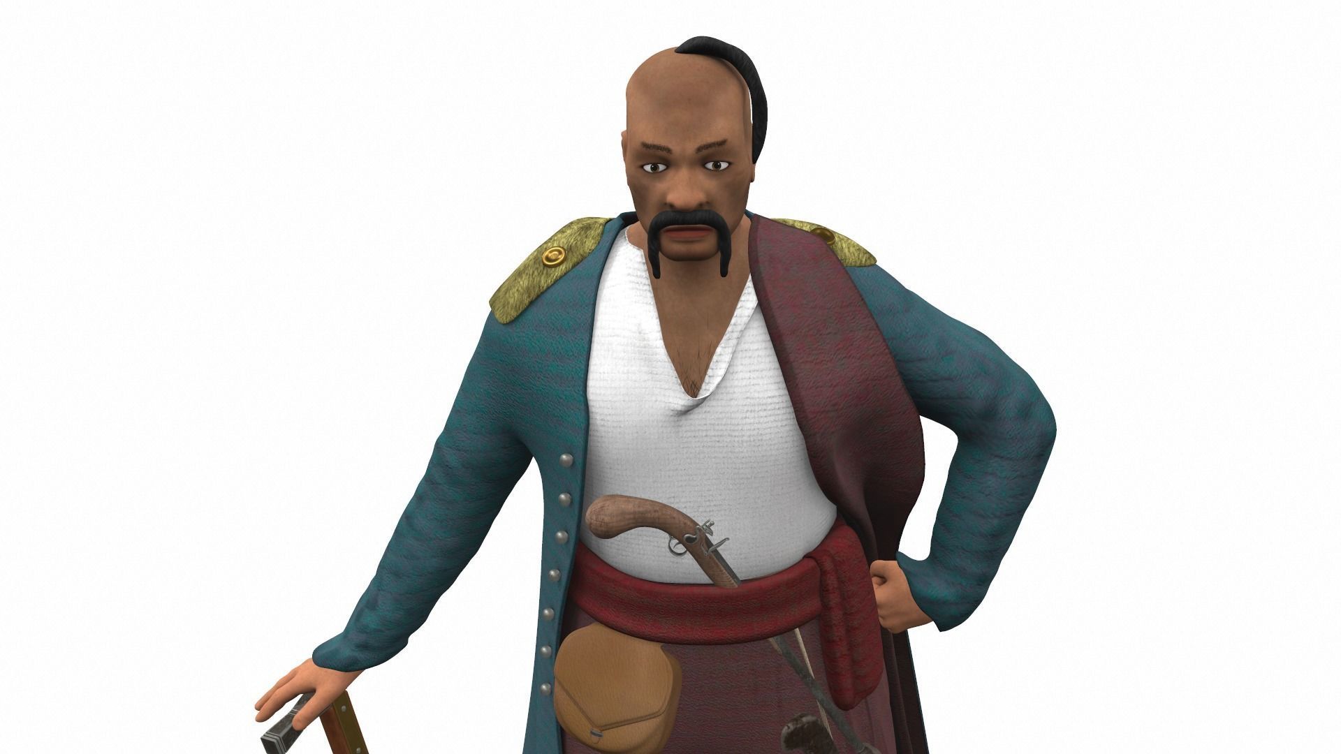 Cossack Bulba 3D model | CGTrader