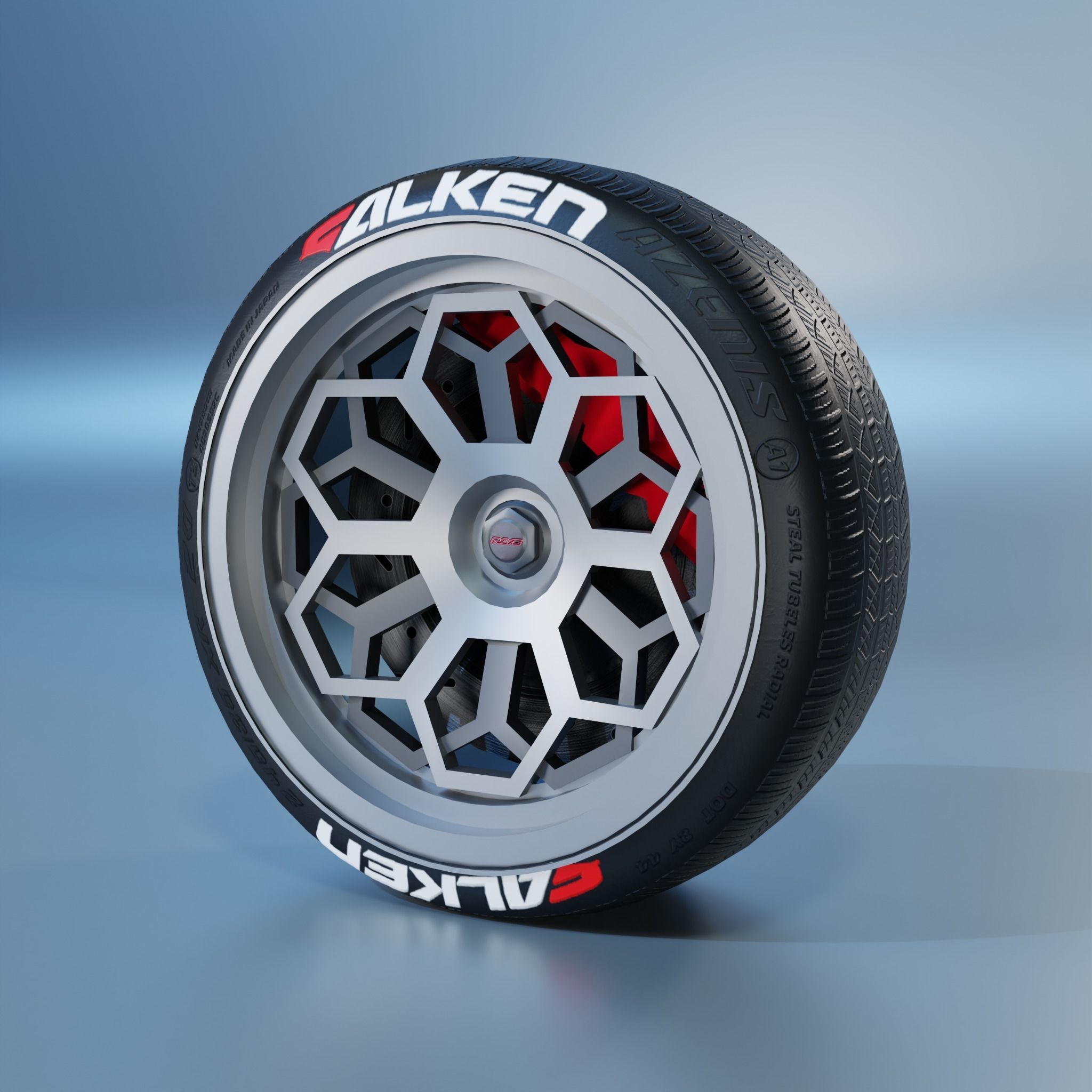 3D model Rays Racing Wheel VR / AR / low-poly | CGTrader