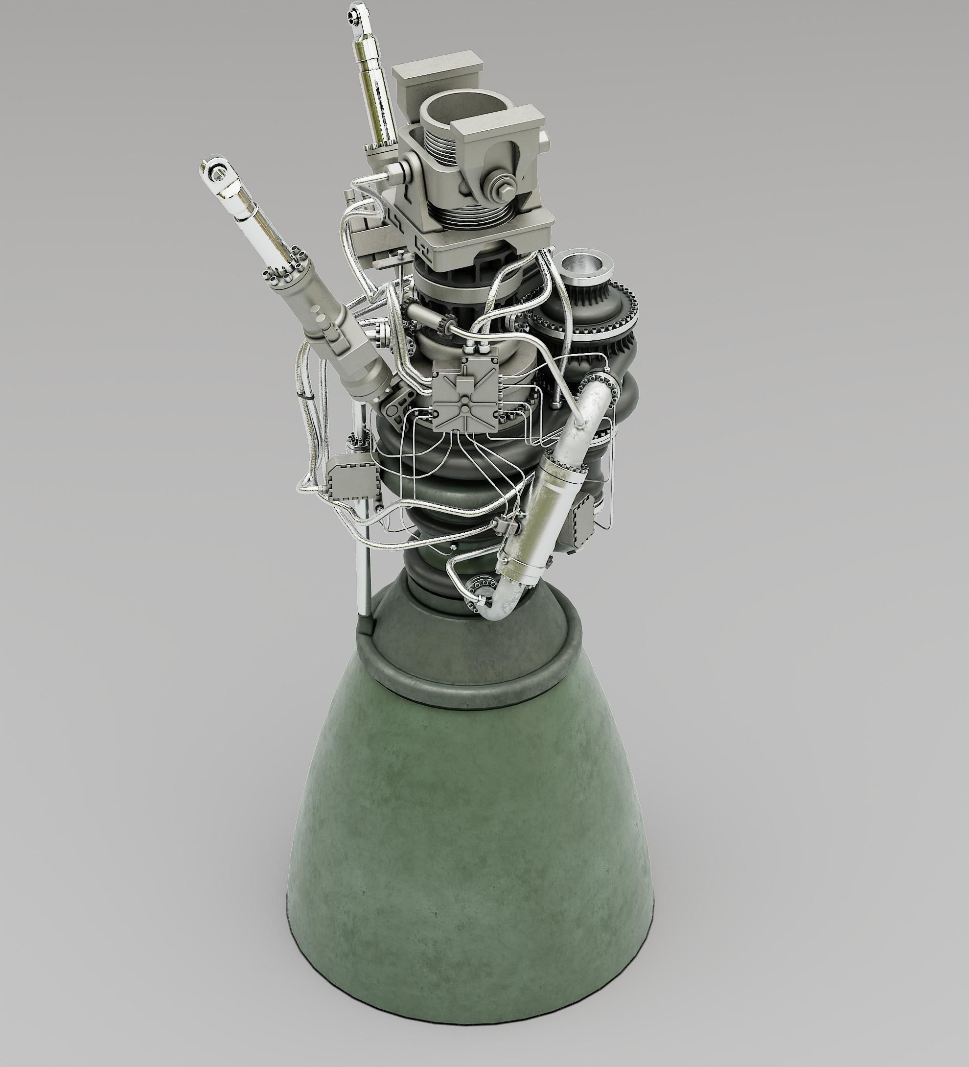 Rocket Engine 3D model | CGTrader