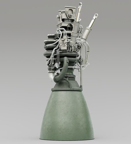 Rocket Engine 3D model | CGTrader