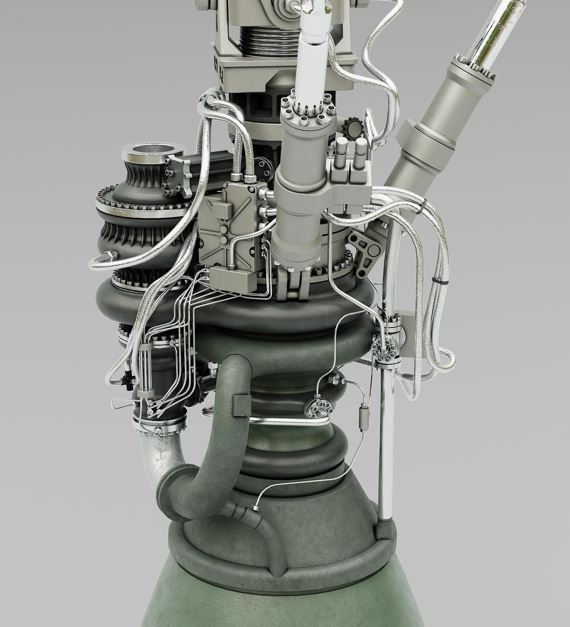 Rocket Engine 3D model | CGTrader