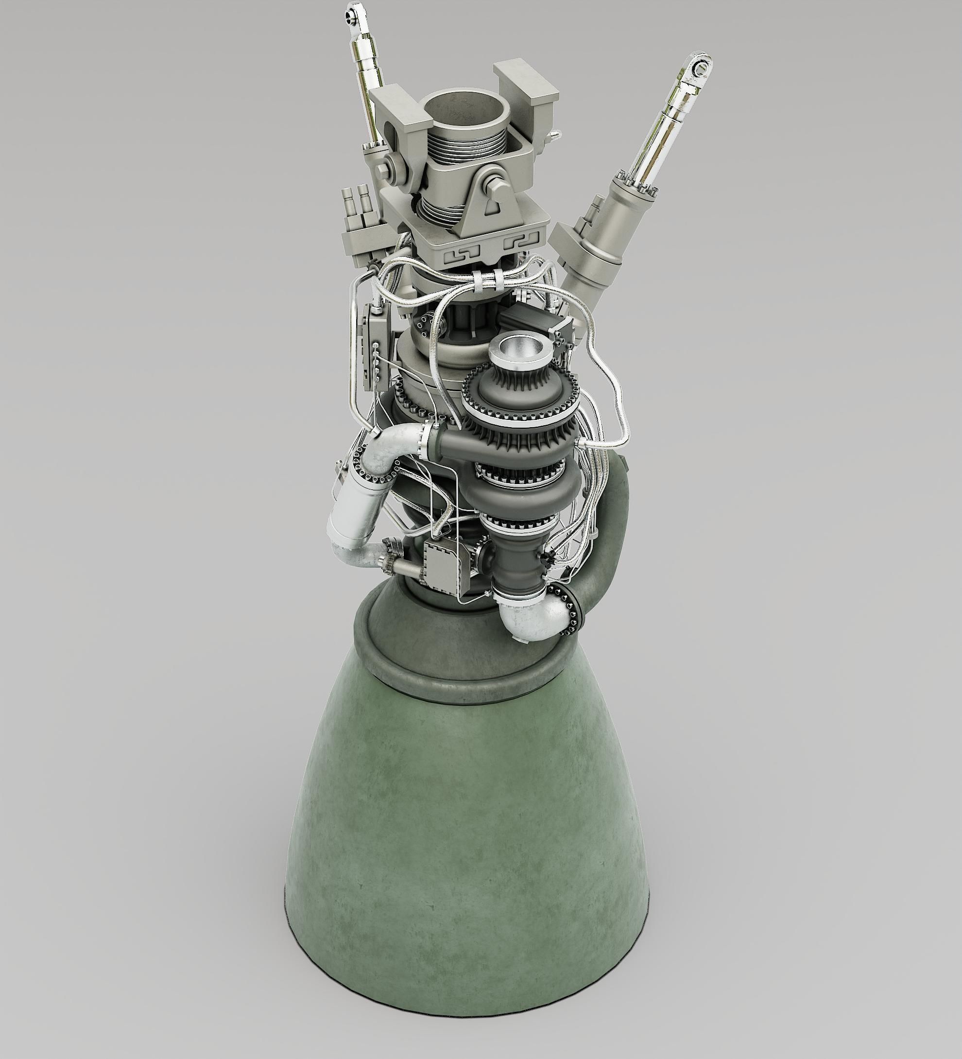 Rocket Engine 3D model | CGTrader