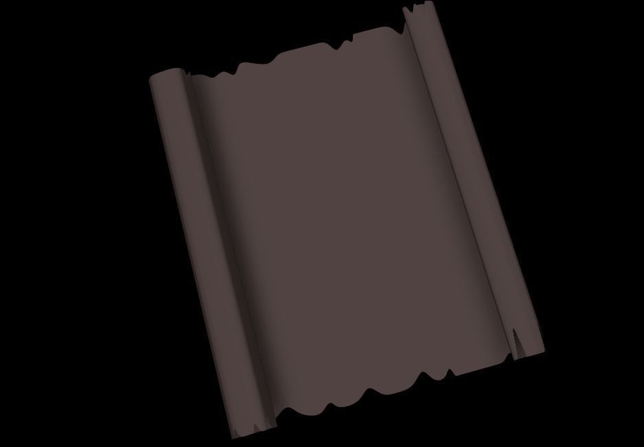 Rolled Paper 3D model | CGTrader
