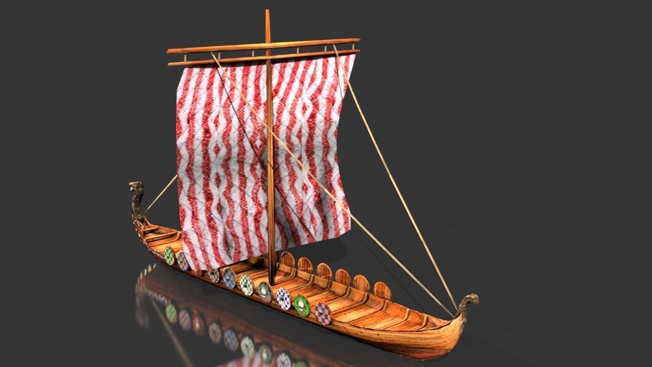 Boat 3d low poly old boat 3D model | CGTrader