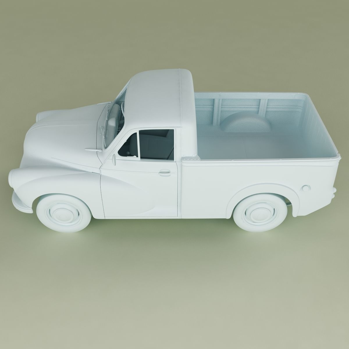Morris Minor 1000 Pickup 3D model | CGTrader