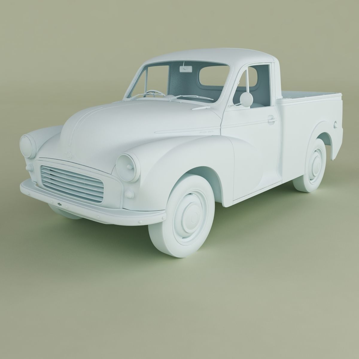 Morris Minor 1000 Pickup 3D model | CGTrader