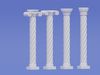 Greek and Roman Twisted Columns 3D model | CGTrader