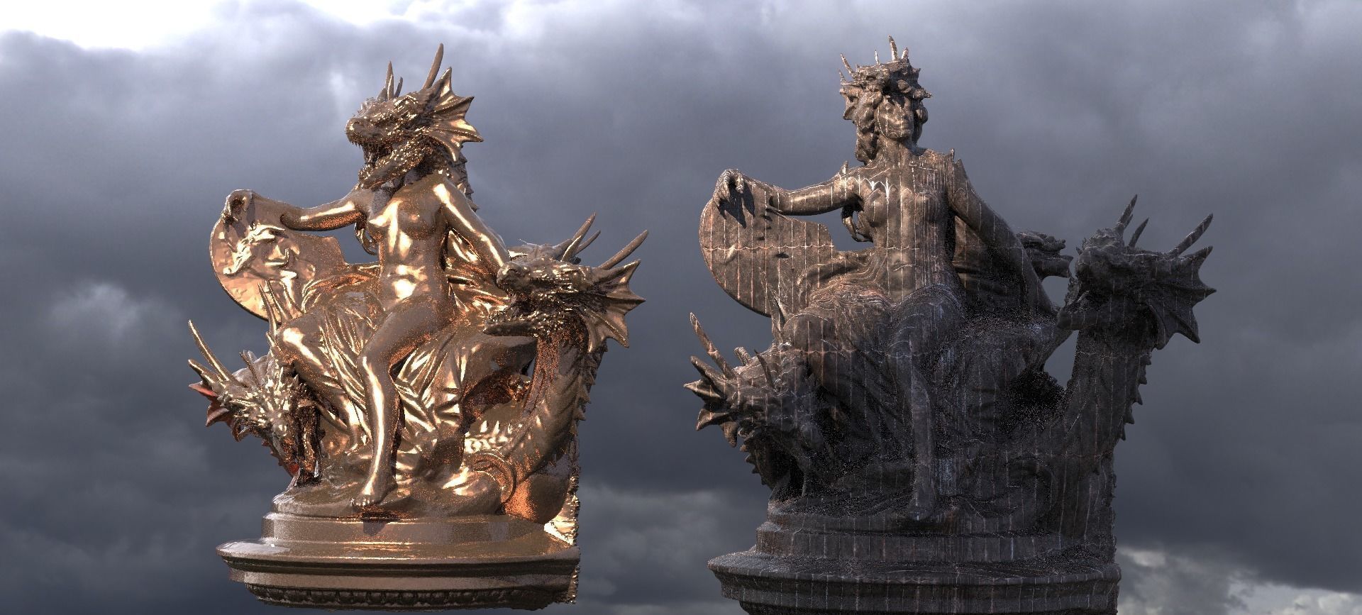 Dark Angel Throne 2 designs 3D model | CGTrader