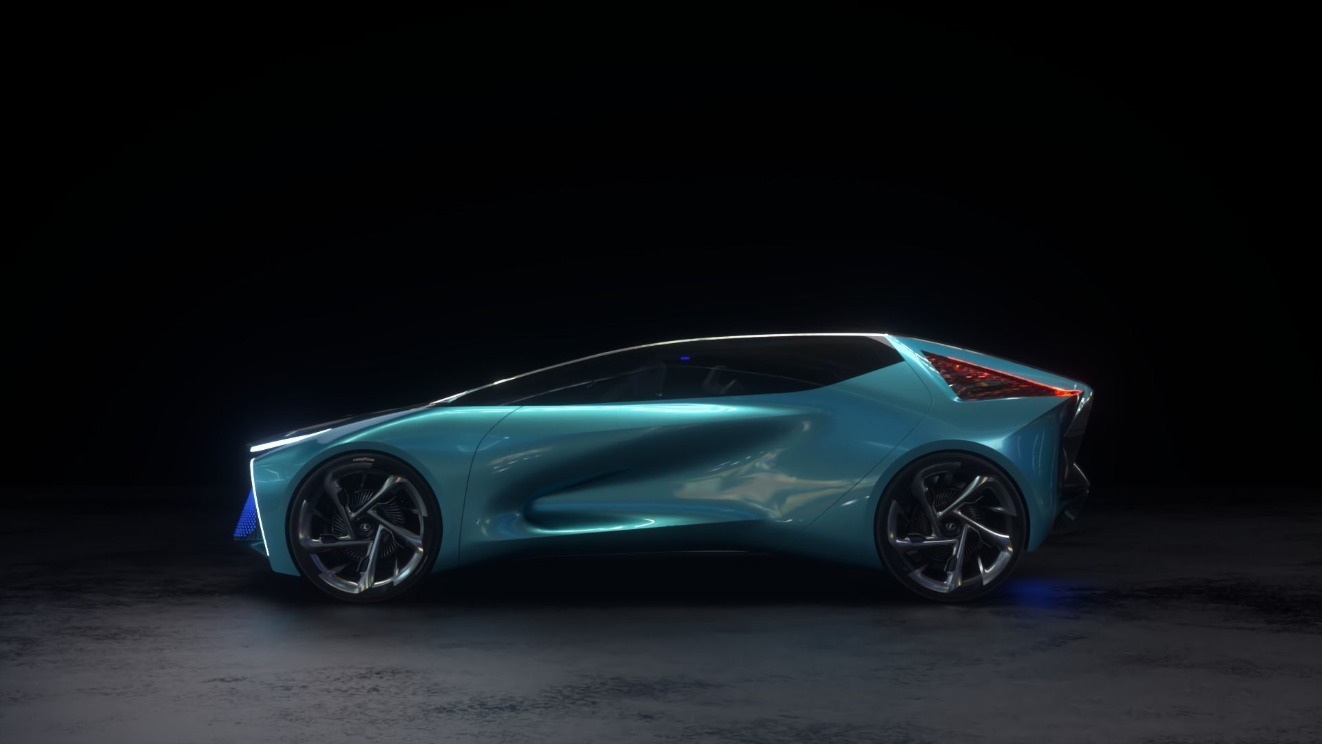 LEXUS LF-30 electric concept car model made by C4D OCtane 3D model ...