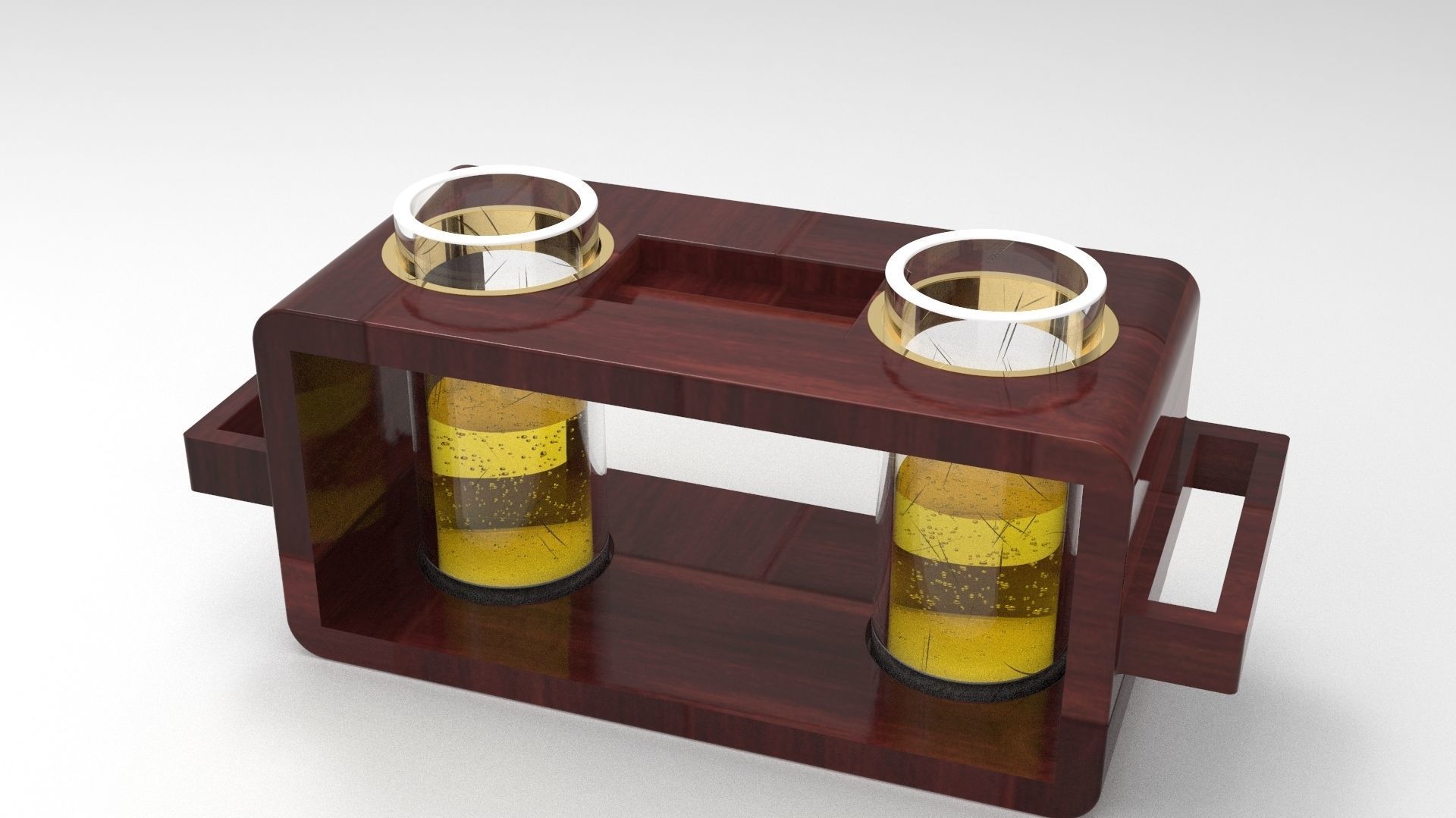 3d Tray beer holder 3D model | CGTrader