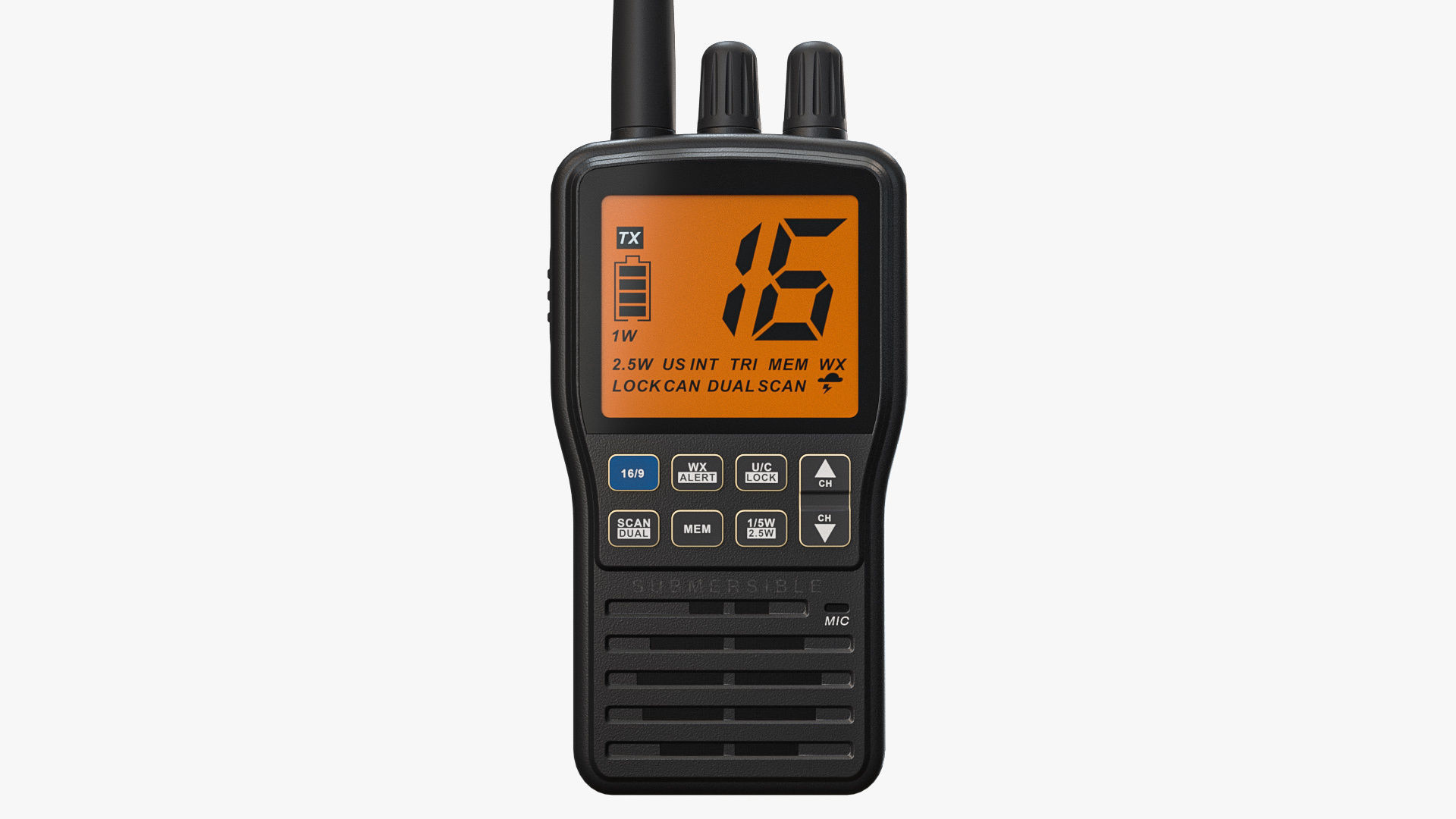 Handheld VHF Radio 3D model | CGTrader